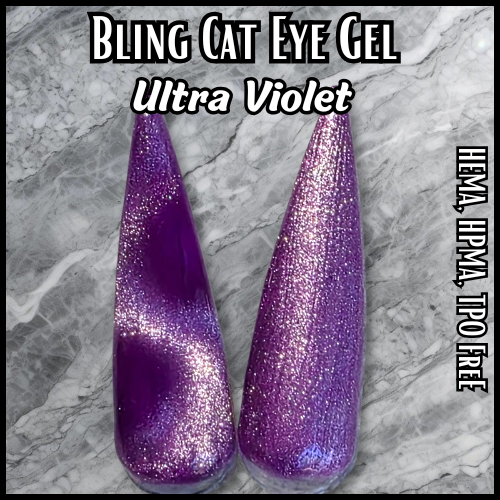 Ultra Violet Neon Cat Eye Gel - HEMA, HPMA, TPO Free – Bling Galleria